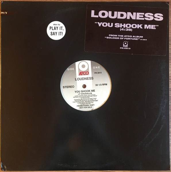 Loudness You Shook Me Encyclopaedia Metallum The Metal Archives