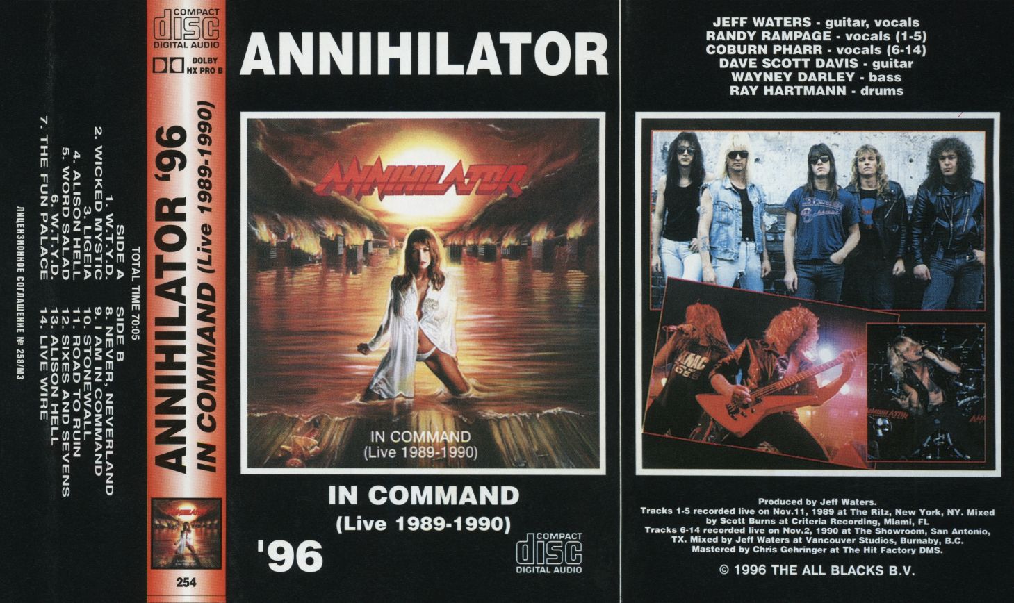 Annihilator Discography