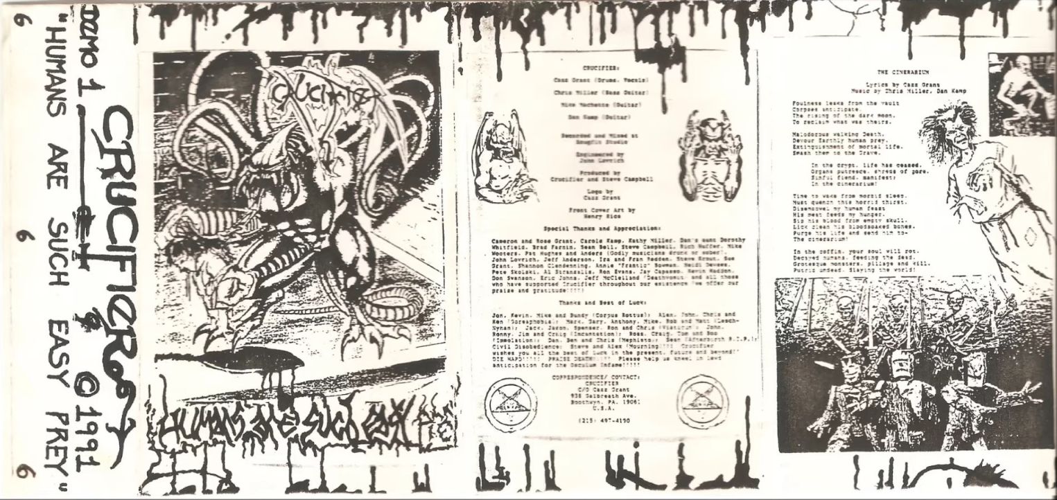 Crucifier Humans Are Such Easy Prey Encyclopaedia Metallum The Metal Archives